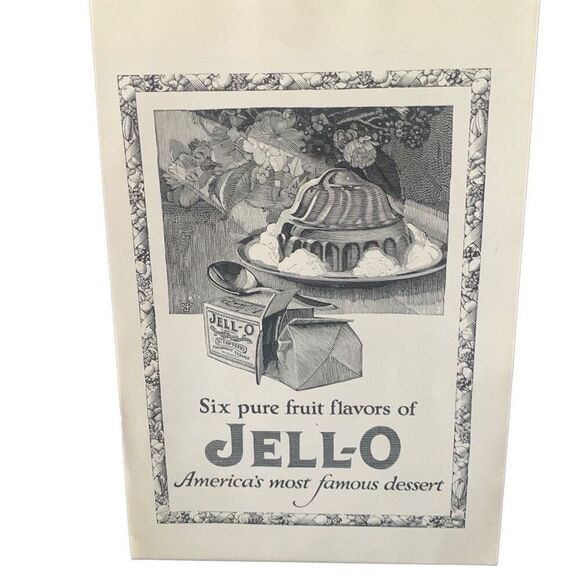 Jell-O | Accents | Vintage 923jello Americas Most Famous Desert Ad ...